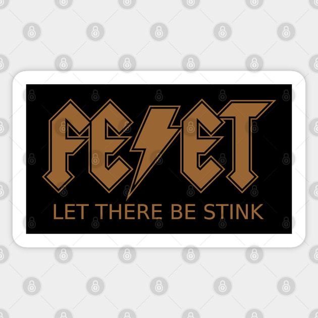 Feet (Let There Be Stink) // Stinky Smelly Feet - Smelly Feet - Sticker ...