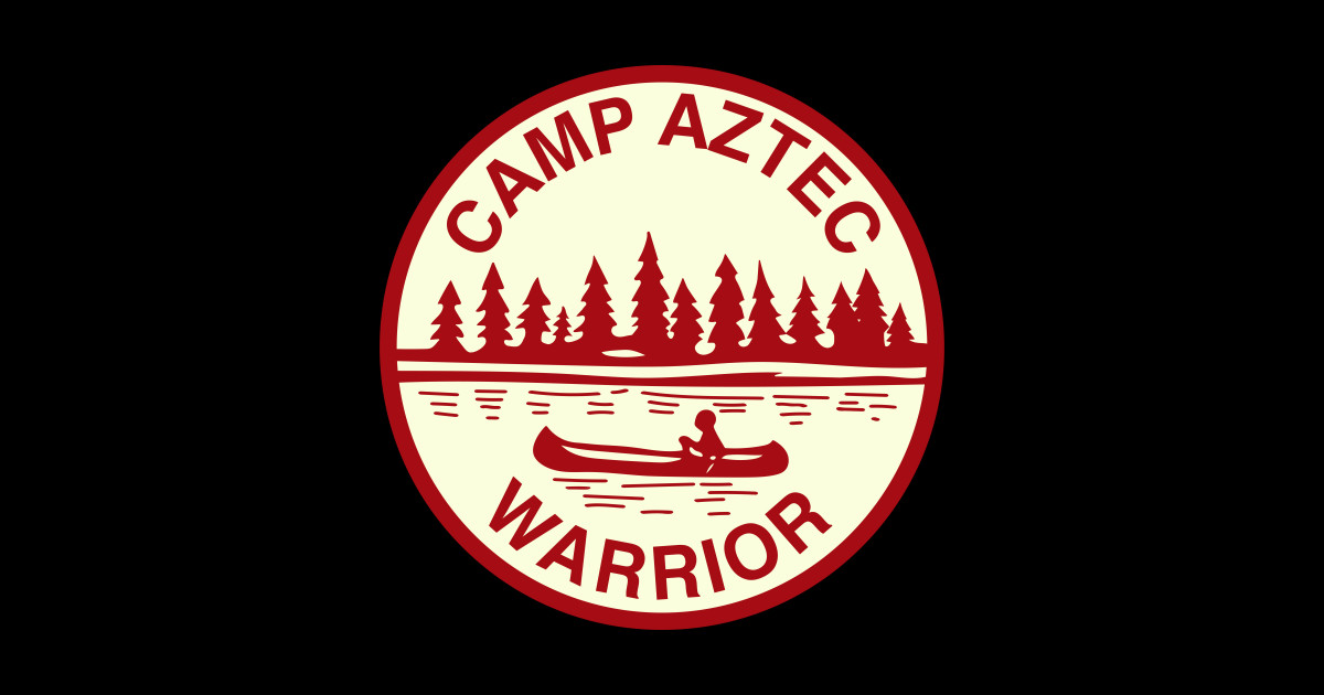 Camp aztec warrior - Camp - Sticker | TeePublic