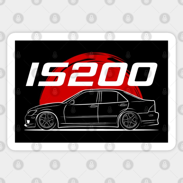 JDM IS200 Vintage Style - Is200 - Sticker | TeePublic