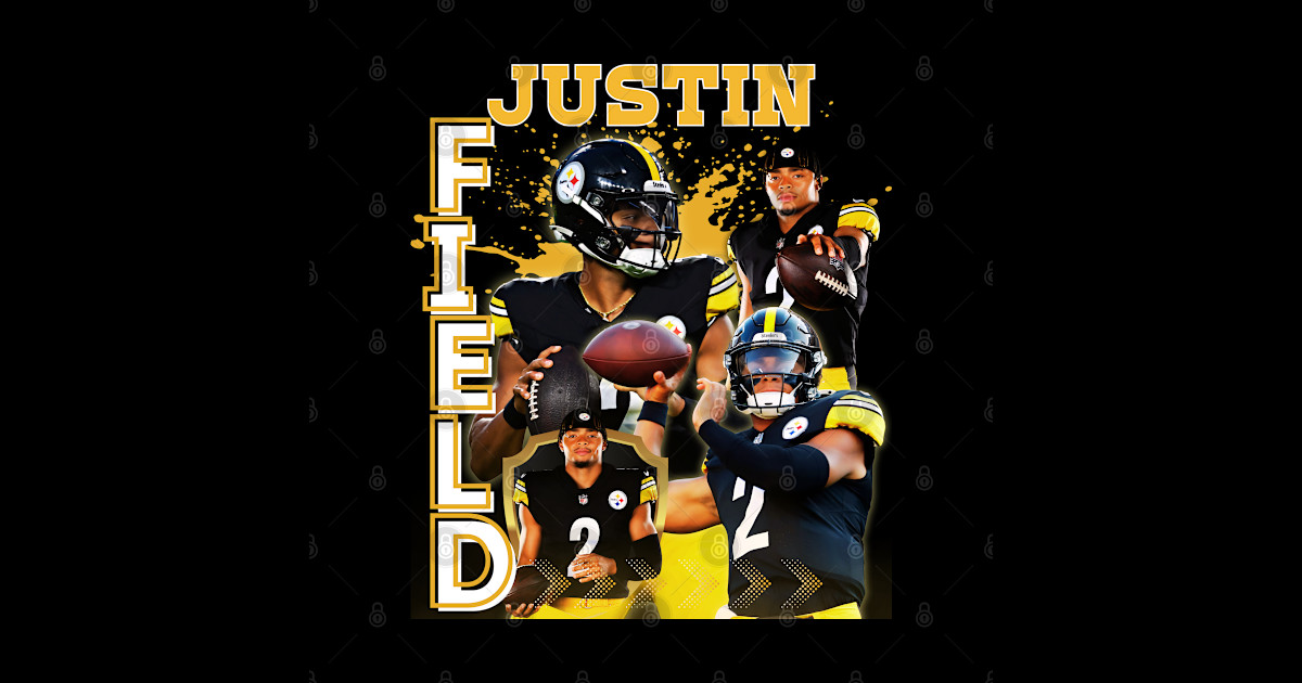 Vintage bootleg Justin Fields - Justin Fields Graphic - Sticker | TeePublic
