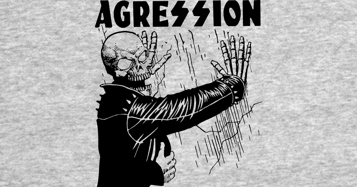 US hardcore band oxnard punk skate punk - Aggression - T-Shirt | TeePublic