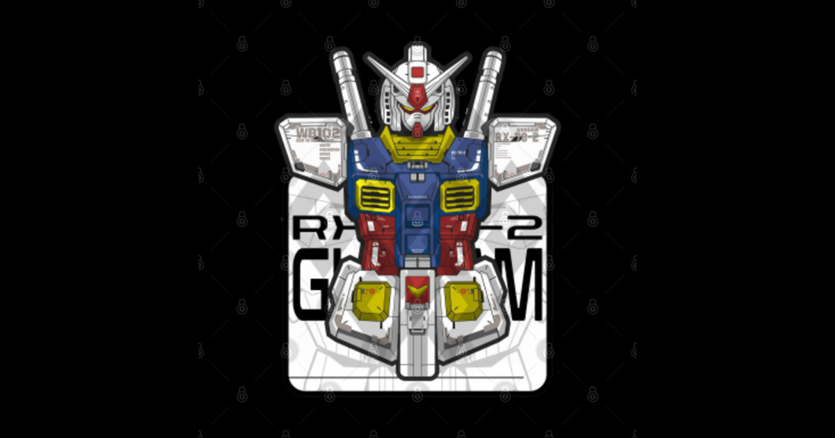 Gundam Epic Robots - Gundam - Sticker | TeePublic
