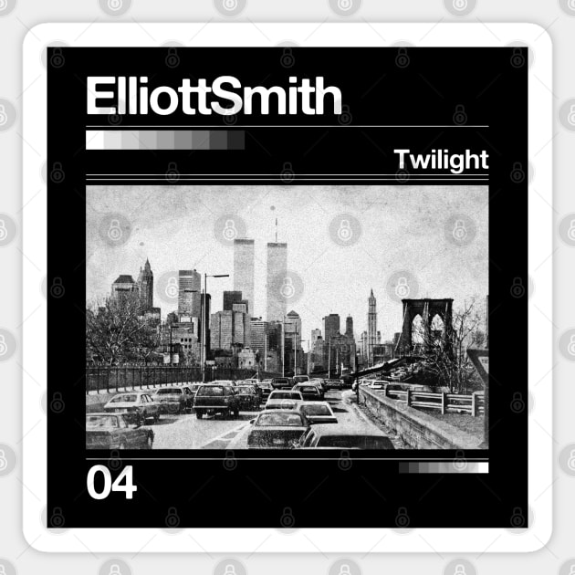 Twilight Elliott Smith - Artwork 90's Design - Elliott Smith - Sticker ...