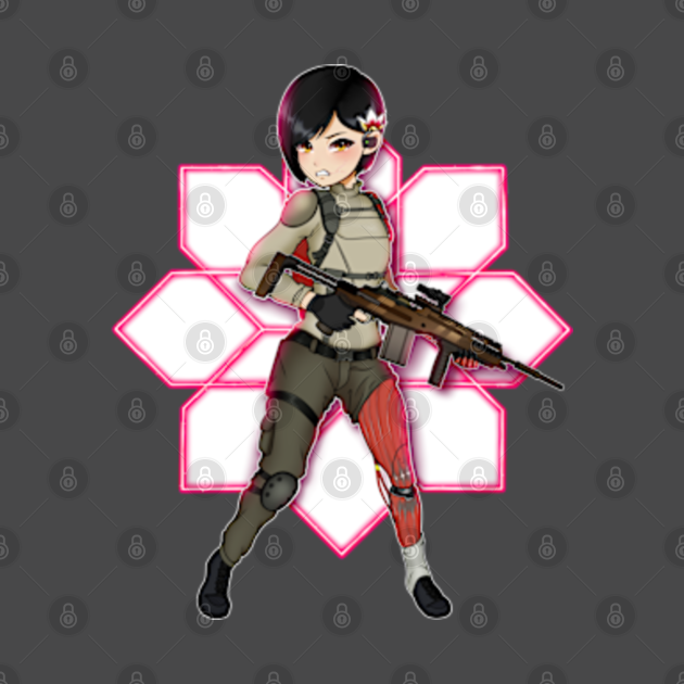 Aruni Chibi - R6 Rainbow Six Siege - T-Shirt | TeePublic