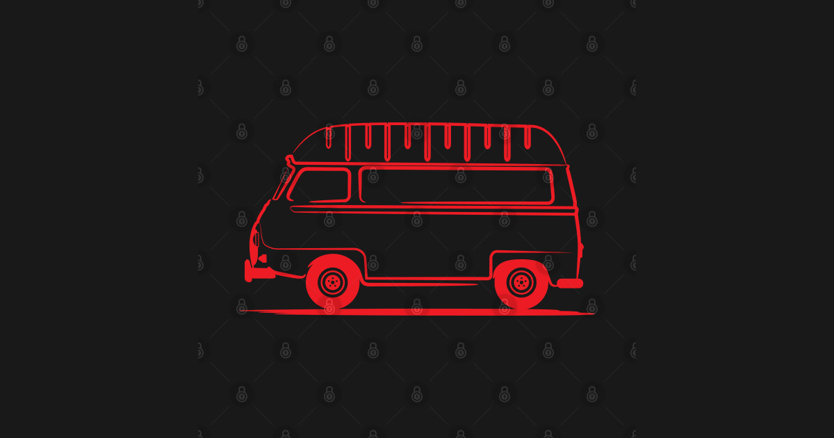 Renault Estafette Van High Top Red - Renault Estafette Van High Top - T ...