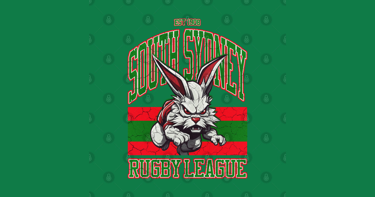 South Sydney Rabbitohs - Rugby Vintage Heritage - Rabbitohs - T-Shirt ...