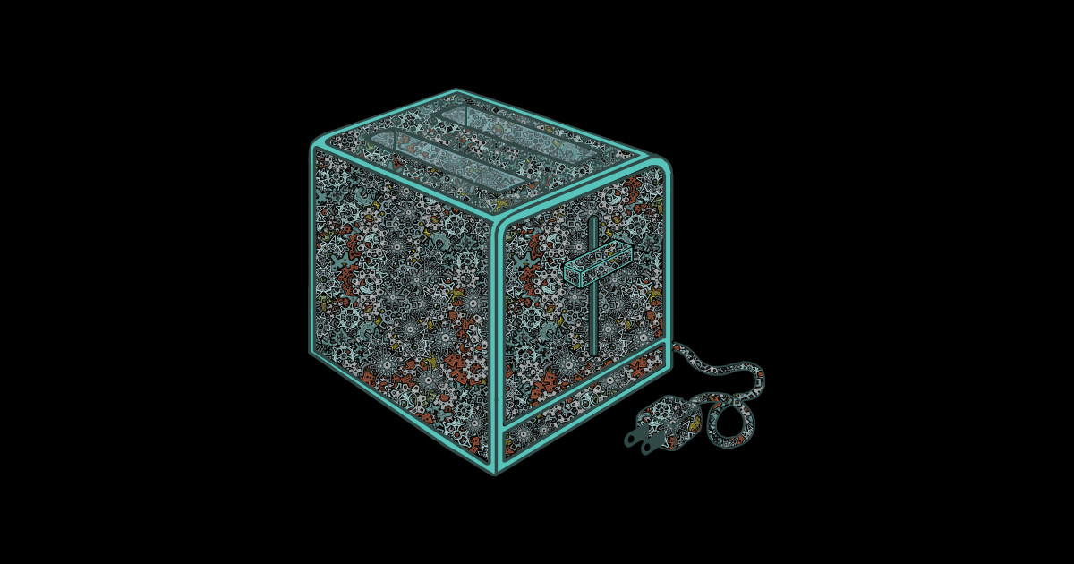 TOASTER STEAMPUNK GEARS - Steampunk Toaster - Magnet | TeePublic