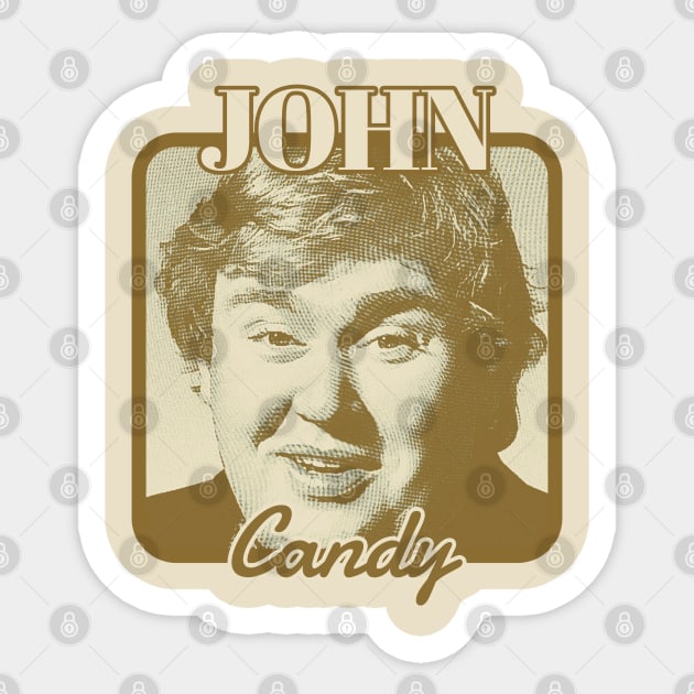 John Candy vintage classic - John Candy - Sticker | TeePublic