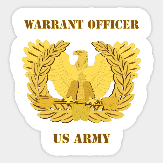 Emblem - Warrant Officer - Corps - Sticker | TeePublic