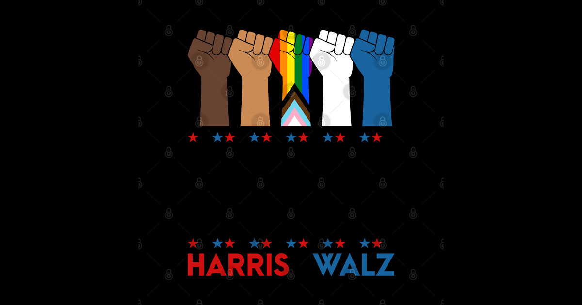 Harris Waltz 2024 Unity Over Division Election Kamala LGBTQ - Unity ...