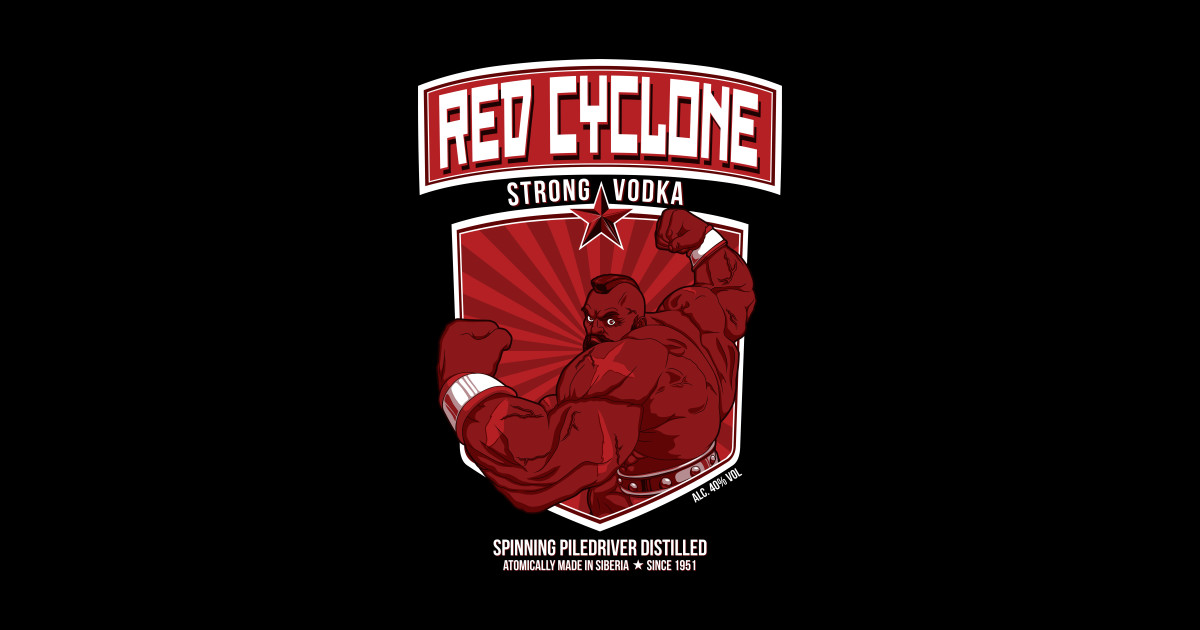 Red Cyclone - Street Fighter - T-Shirt | TeePublic