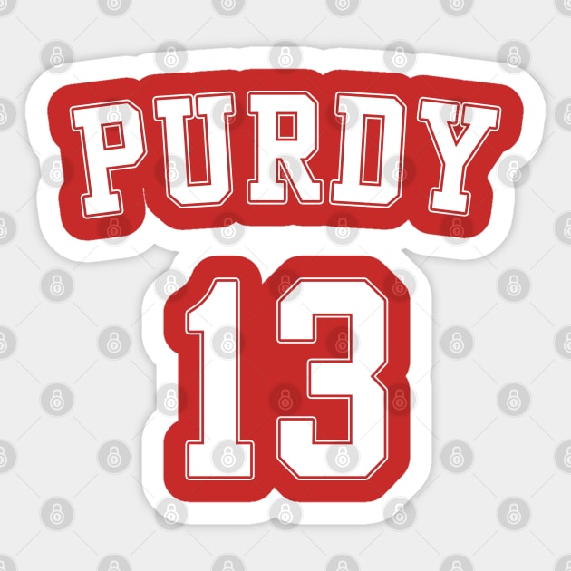 Brock Purdy - Brock Purdy - Sticker | TeePublic