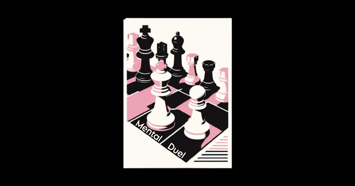 Mental Duel - Chess - Sticker | TeePublic