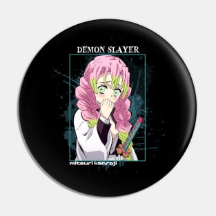 Demon Slayer Hashira Mitsuri Kanroji Pins and Buttons for Sale | TeePublic