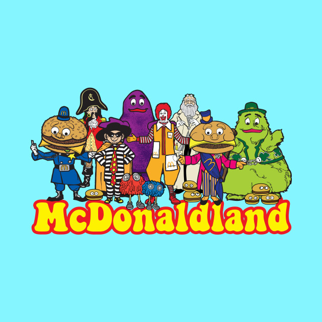McDonaldland - Fastfood - Mask | TeePublic