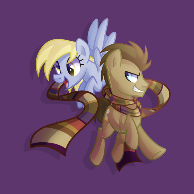 Derpy And Doctor Whooves - My Little Pony - T-Shirt | TeePublic