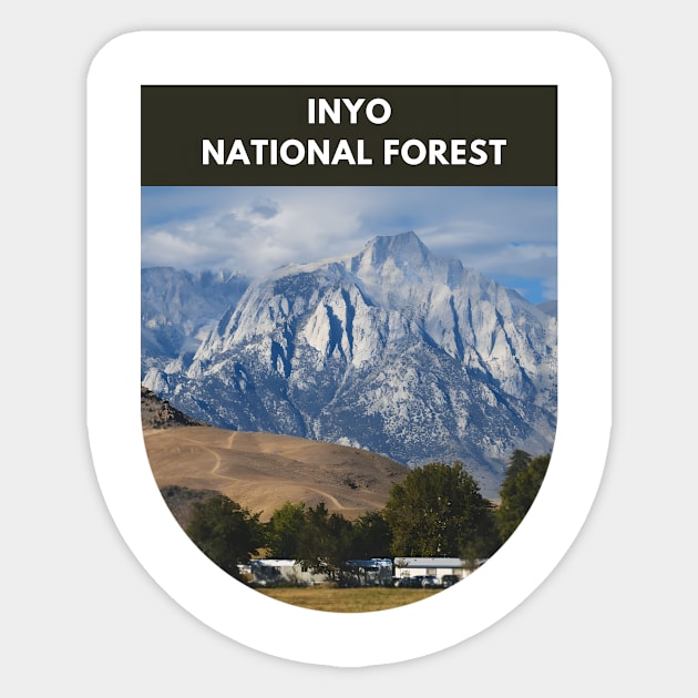 Inyo National Forest - Inyo - Sticker | TeePublic