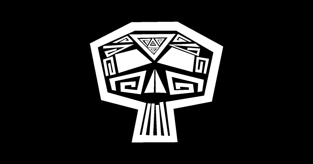 Angular Skull (White) - Skull - Sticker | TeePublic