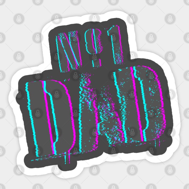 NO.1 DAD - Dad - Sticker | TeePublic