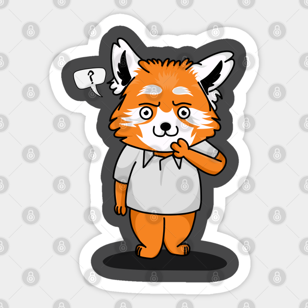 cute red panda - Animals - Sticker | TeePublic