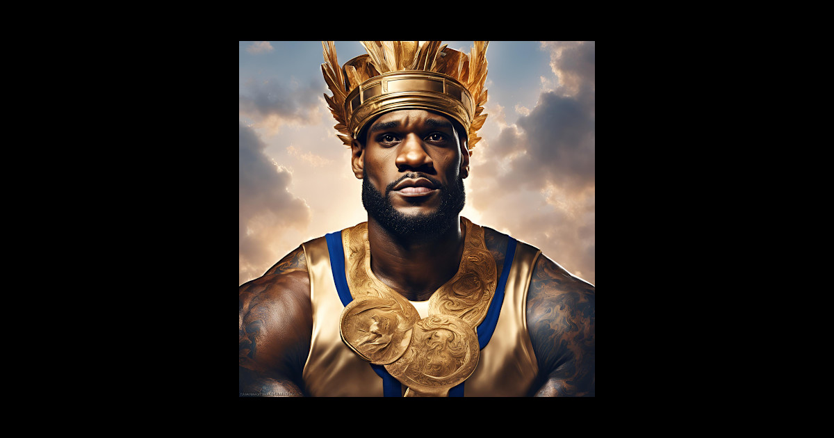King James Fanart - Lebron James - Sticker | TeePublic