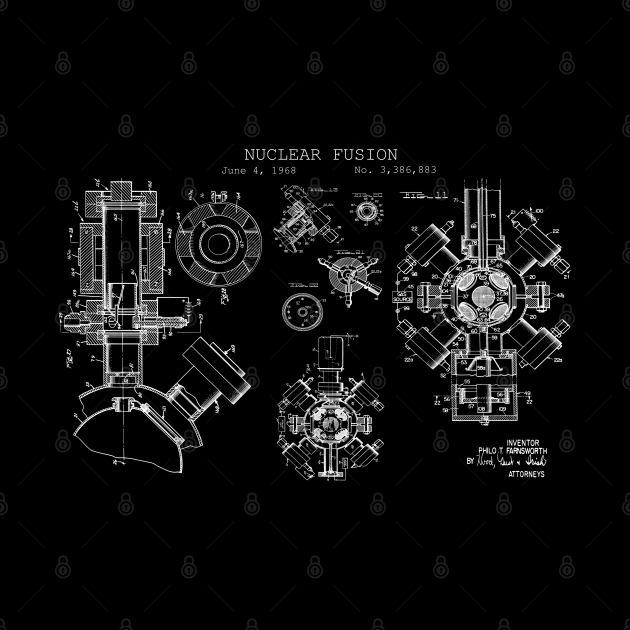 Nuclear Fusion Blueprints 1968 - Big Bang Theory - Pin | TeePublic