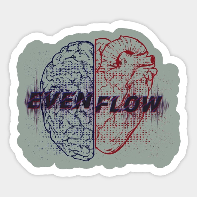 Even Flow - Pearl Jam - Sticker | TeePublic