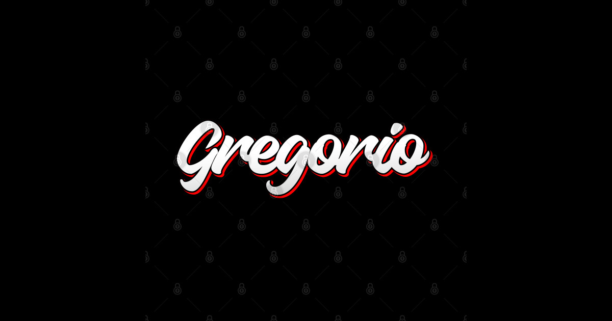 Gregorio name - cool 70s retro font - Gregorio Name Cool 70s Retro Font ...