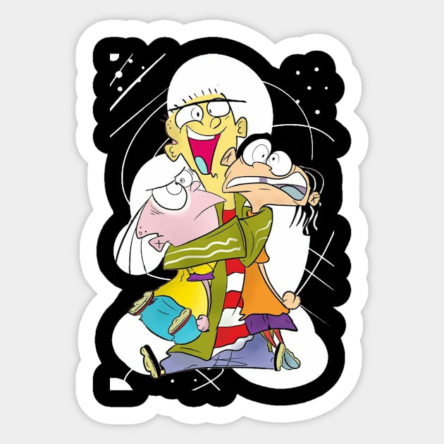Ed, Edd n Eddy - Ed Edd N Eddy - Sticker | TeePublic