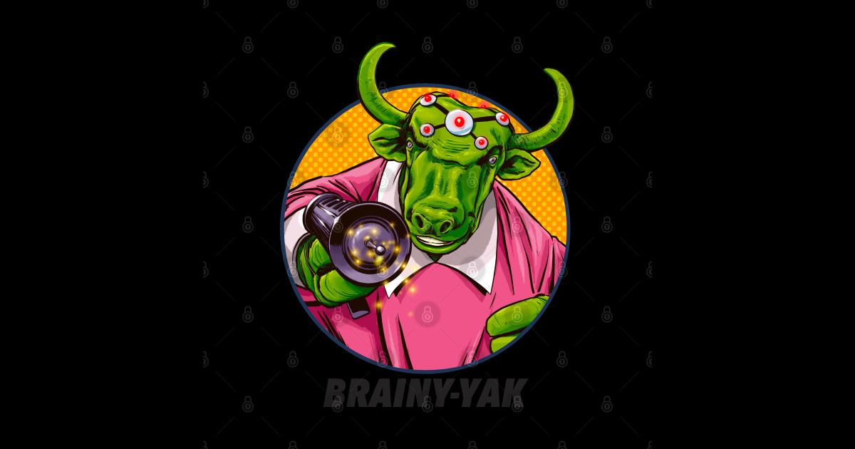 Brainy-Yak! - Superman - Sticker | TeePublic