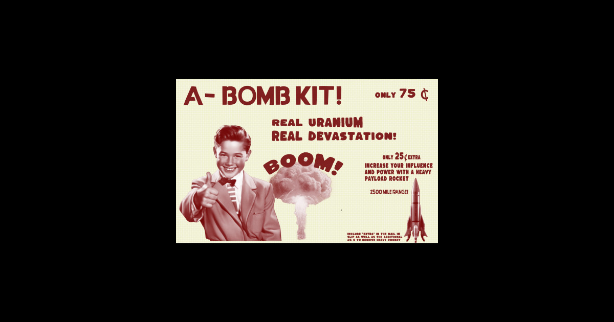 Atomic Bomb Kit - Atomic Bomb - Sticker | TeePublic
