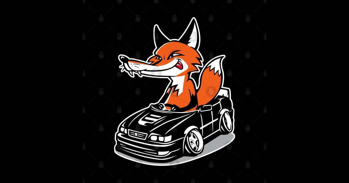 Toyota Chaser Fox - Spirit Rex - Sticker | TeePublic