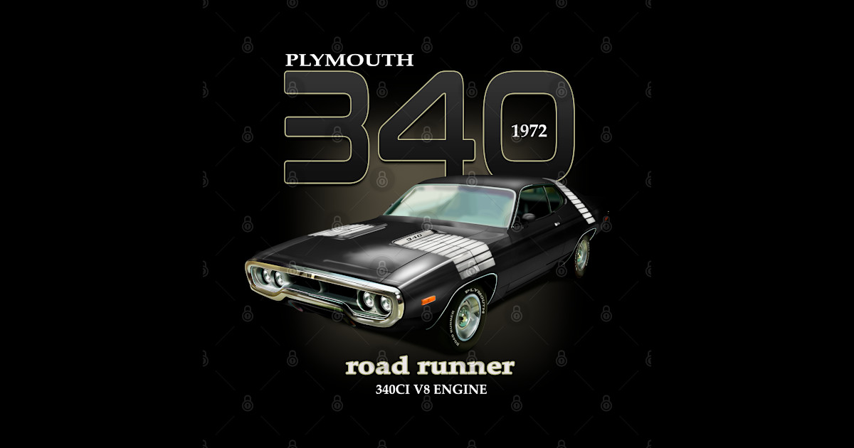 Plymouth Road Runner 72 - Road Runner - Posters and Art Prints | TeePublic