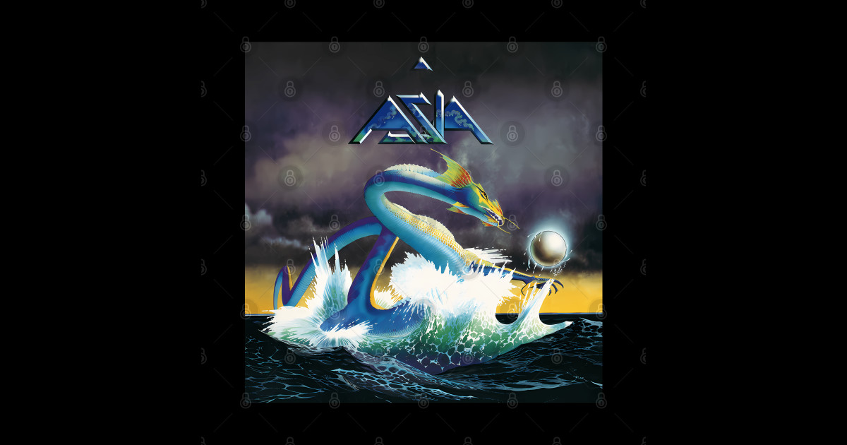 The Asia Band - Asia Band - Sticker | TeePublic