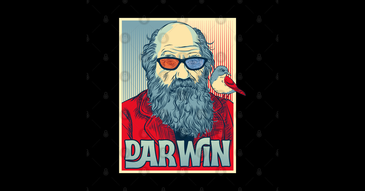 Charles darwin day celebration - Darwin - Sticker | TeePublic