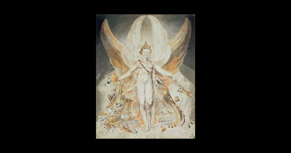 William Blake - Satan in his Original Glory, 1805 - William Blake ...