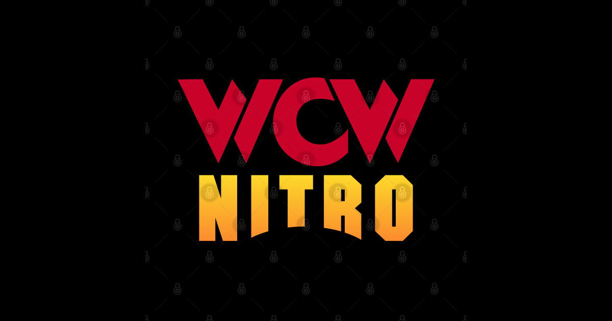 WCW Monday Nitro Logo - Wcw - Sticker | TeePublic
