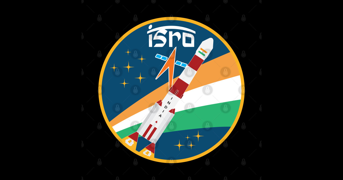 ISRO Indian Space Research PSLV Rocket Space Design - India - Sticker ...