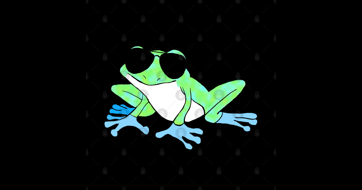 chill tree frog - Tree Frog - Posters and Art Prints | TeePublic