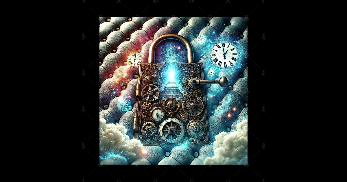 time lock door 2024 tileartwork - Time Lock Door - Magnet | TeePublic
