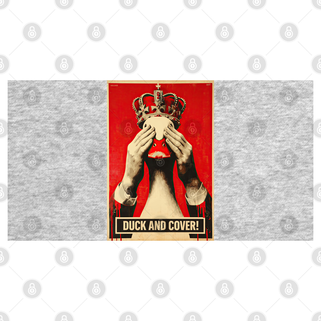 Duck and cover! - Propaganda - T-Shirt | TeePublic