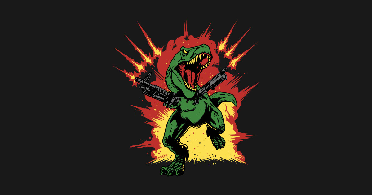 Mad T Rex - T Rex - T-Shirt | TeePublic