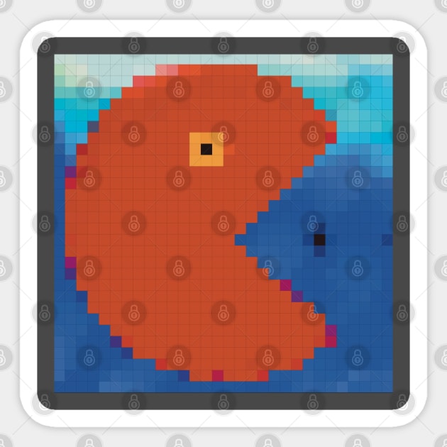 Pac-Man - Pacman - Sticker | TeePublic