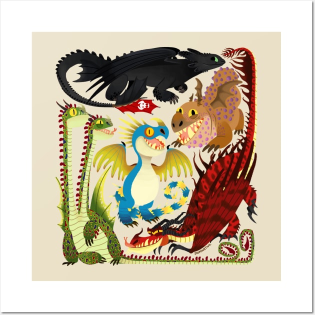 HTTYD- Toothless and the Dragon Gang - How To Train Your Dragon ...