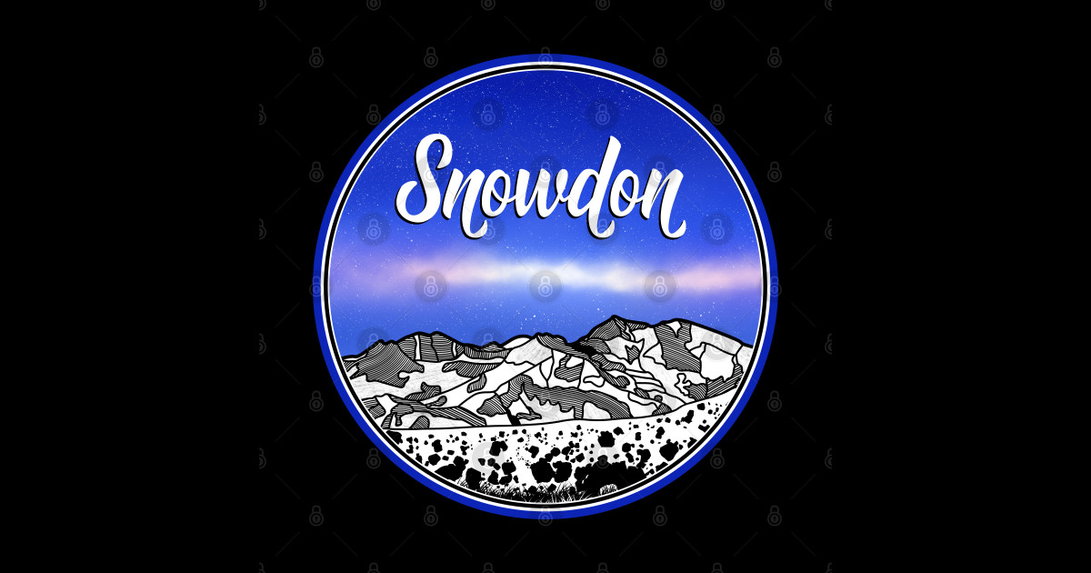 Mount Snowdon Wales - Snowdon - Sticker | TeePublic