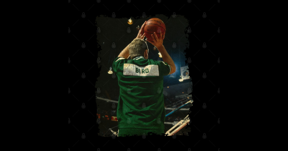 Larry Bird - Before The Contest, 1988 - Basketball - Sticker | TeePublic