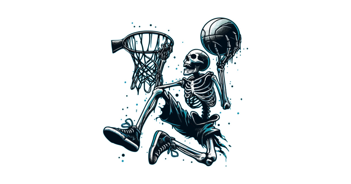 Spooky Season Skeleton Basketball - Spooky Season Skeleton Basketball ...