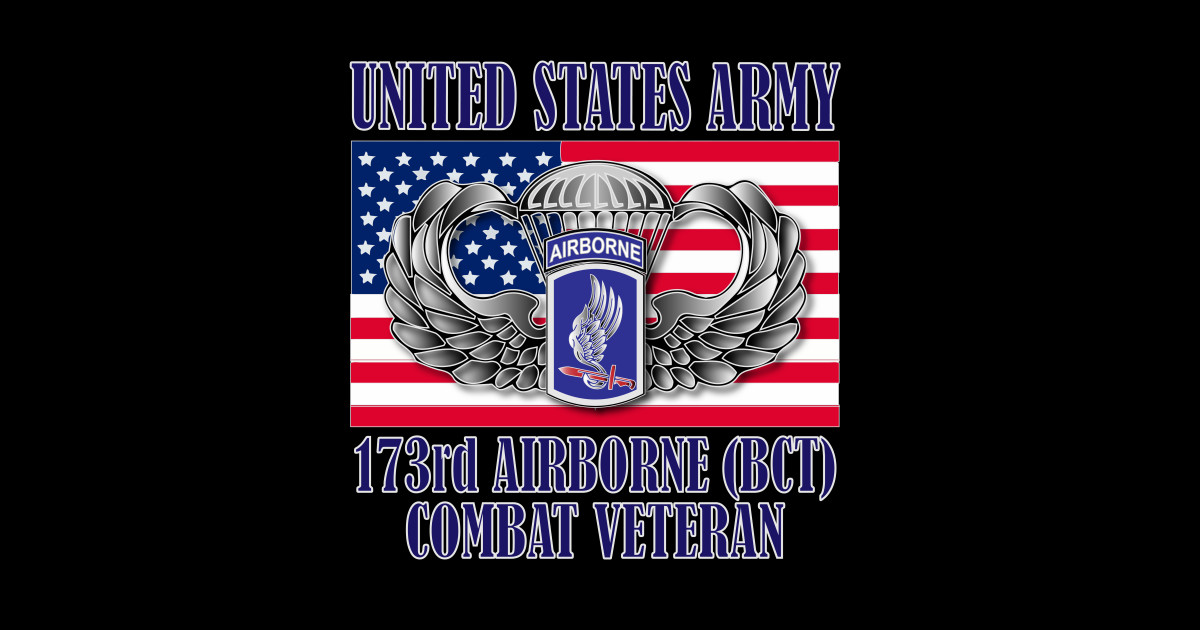 173rd Airborne Brigade- Combat Veteran - 173rd - Sticker | TeePublic