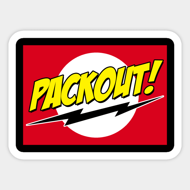 Packout tool parody logo - Packout - Sticker | TeePublic