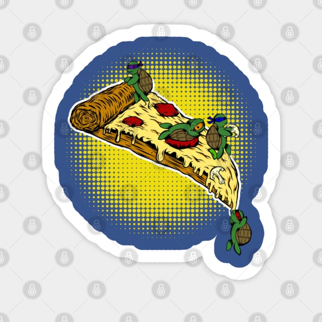 Teenage Mutant Ninja Turtles Pizza TMNT - Tmnt Ninja Turtles - Sticker ...
